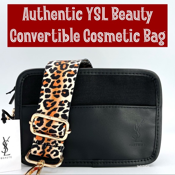 Yves Saint Laurent | Bags | Ysl Beauty Cosmetic Pouch To Convertible ...